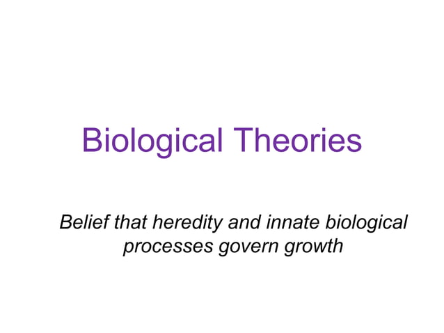 Theories of Development.ppt | Parenting Babies and Toddlers | Parenting