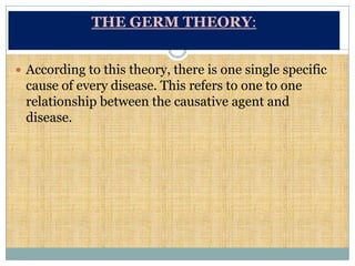 Theories of disease causation..ppt | Infectious Diseases | Diseases and ...
