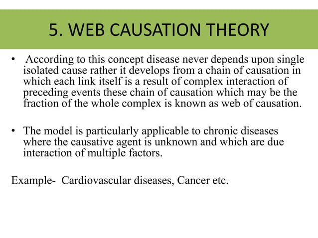 Theories of disease causation | PPTX