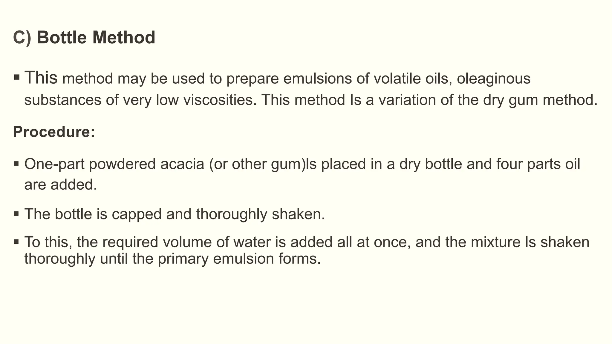 Theories of dispersion, pharmaceutical dispersion (Emulsion and ...