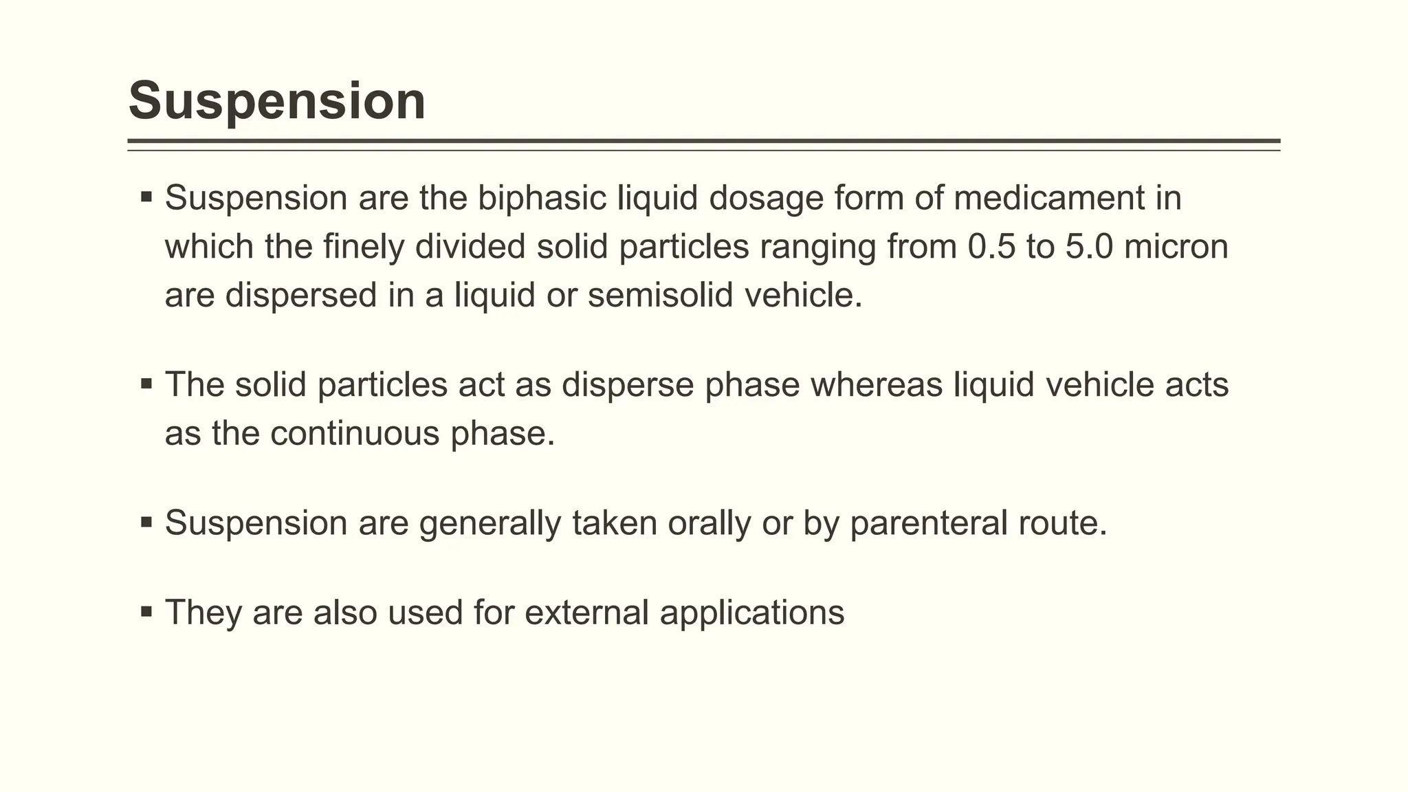 Theories of dispersion, pharmaceutical dispersion (Emulsion and ...
