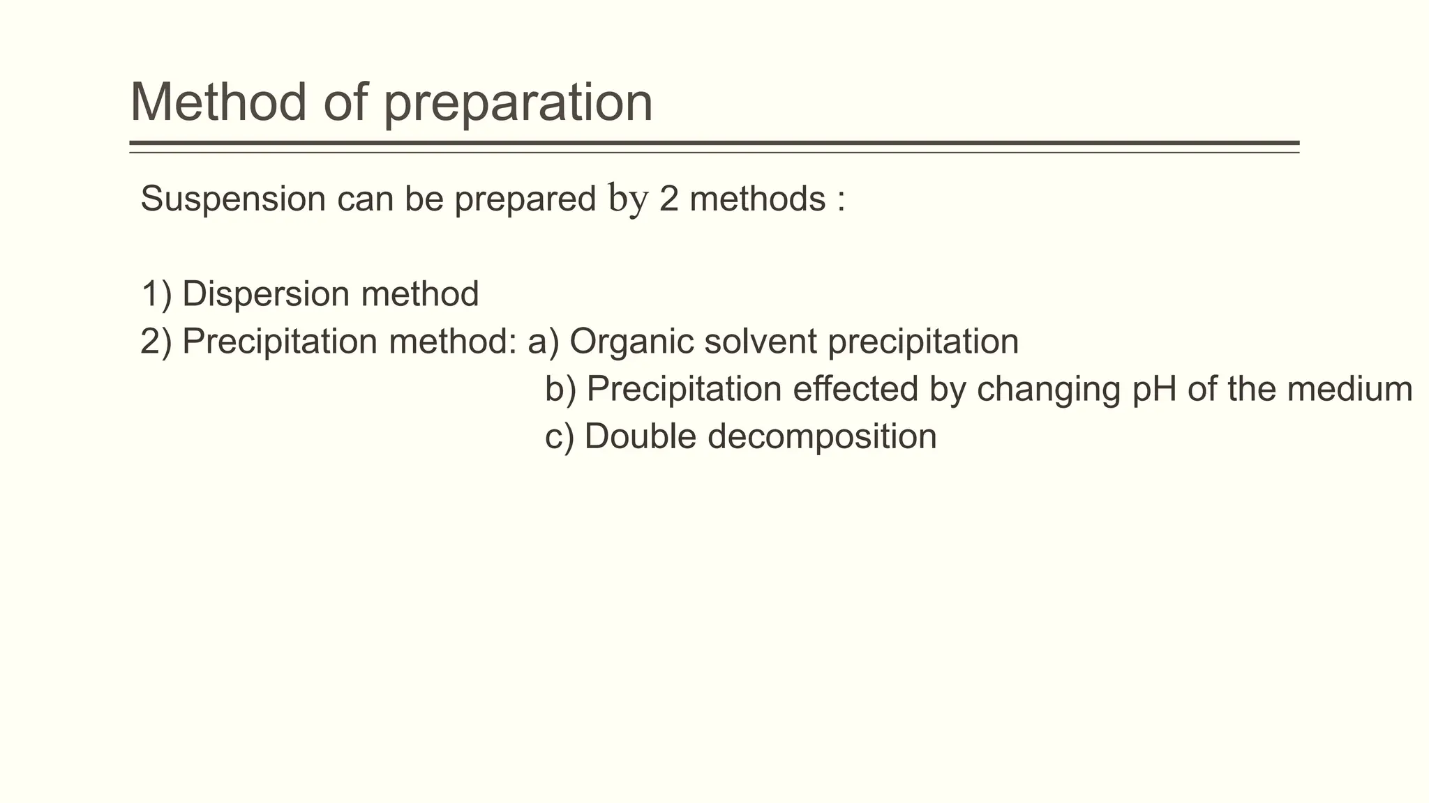 Theories of dispersion, pharmaceutical dispersion (Emulsion and ...