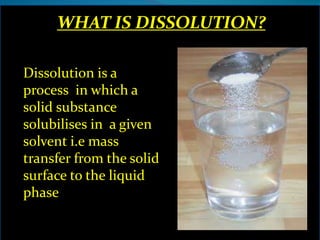 Theories of dissolution | PPTX
