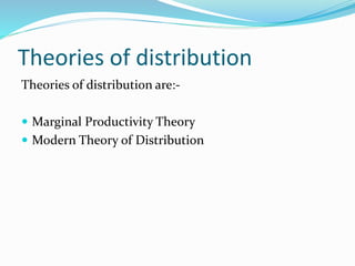 Theories Of Distribution.pptx