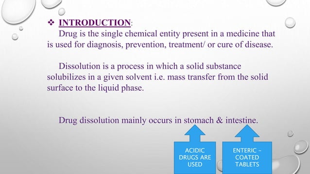 Theories of drug dissolution | PPT