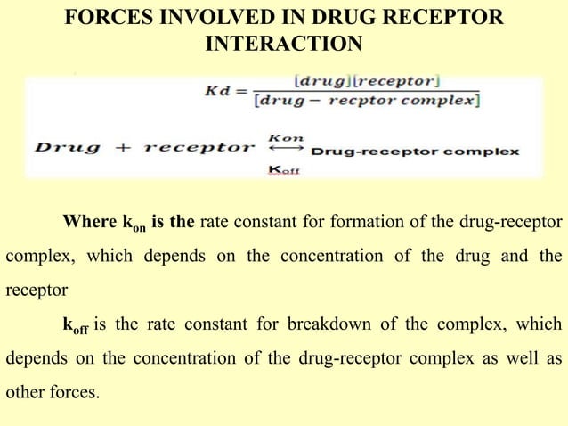 THEORIES OF DRUG RECEPTOR INTERACTION | PPTX