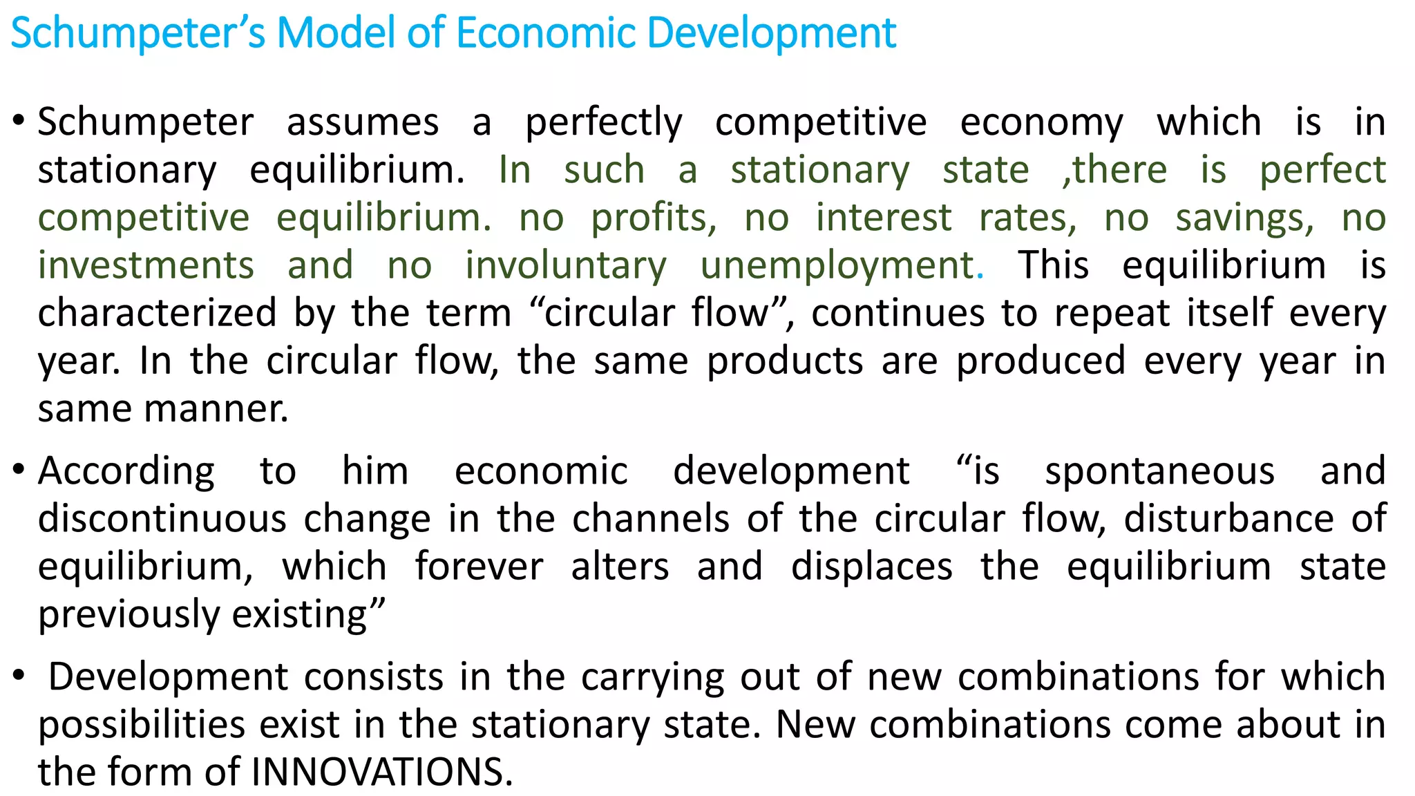 Theories of economic development | PPTX