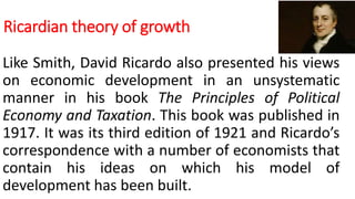 Theories of economic development | PPTX