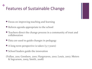 Theories of educational change | PPT