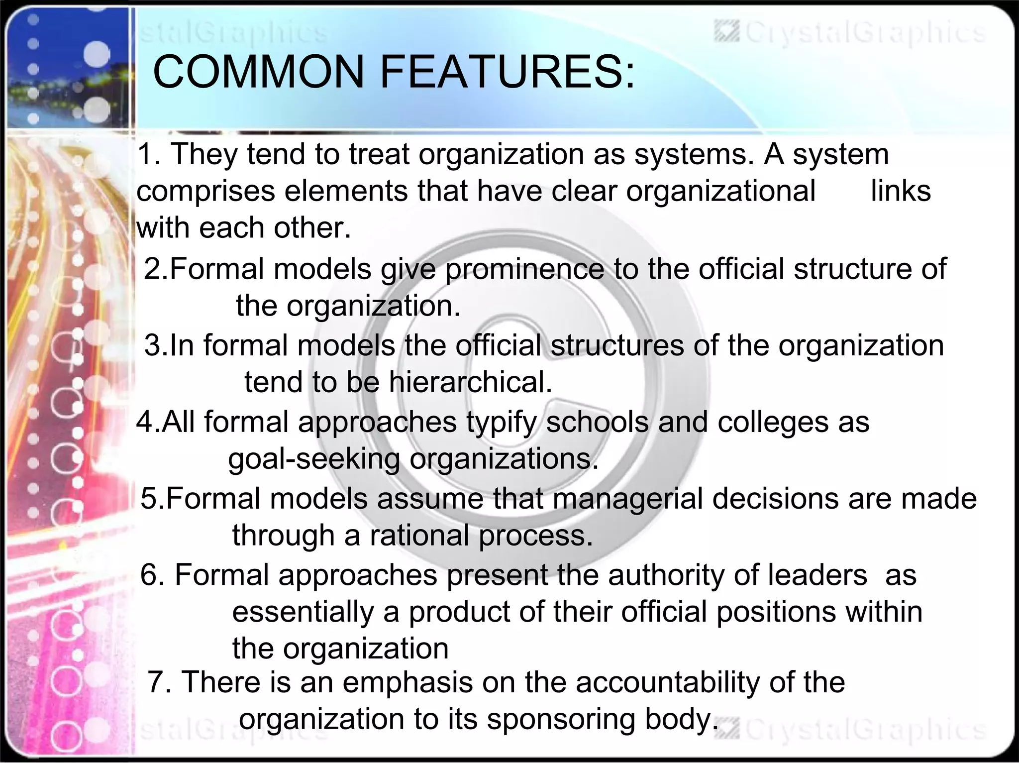 Theories of Educational Management | POT