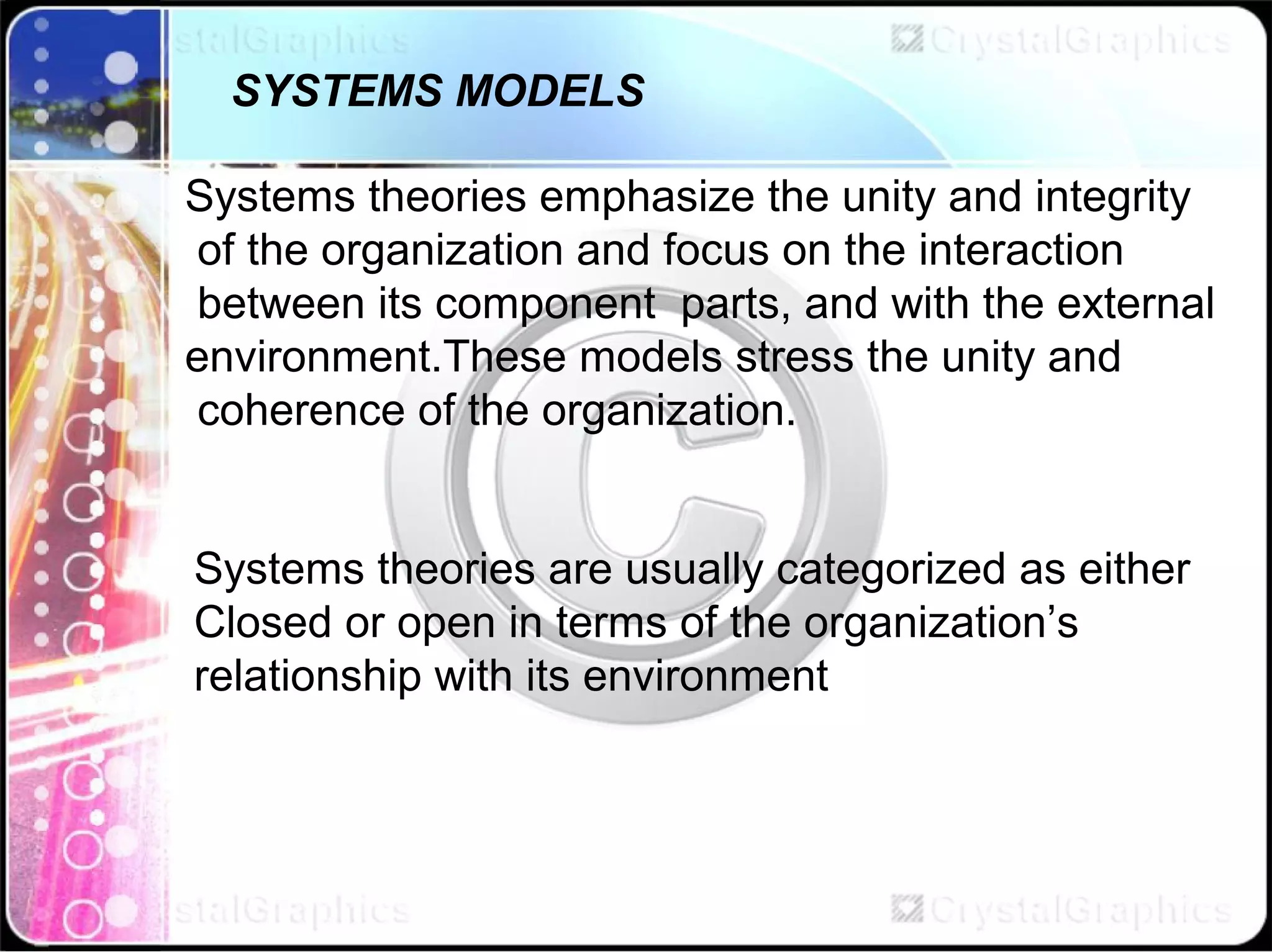 Theories of Educational Management | POT