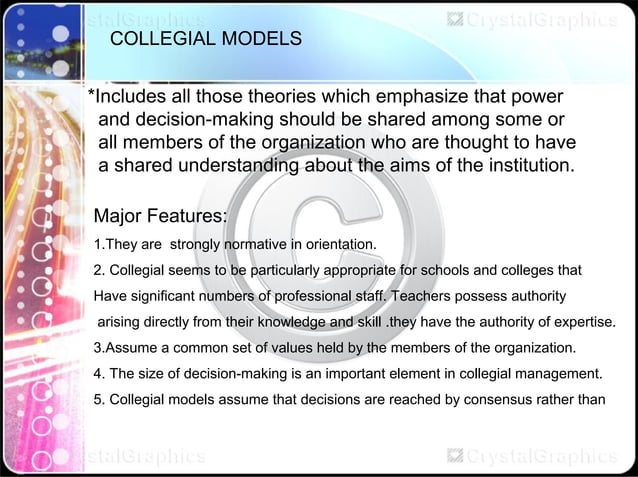 Theories of Educational Management | POT | Professional School ...