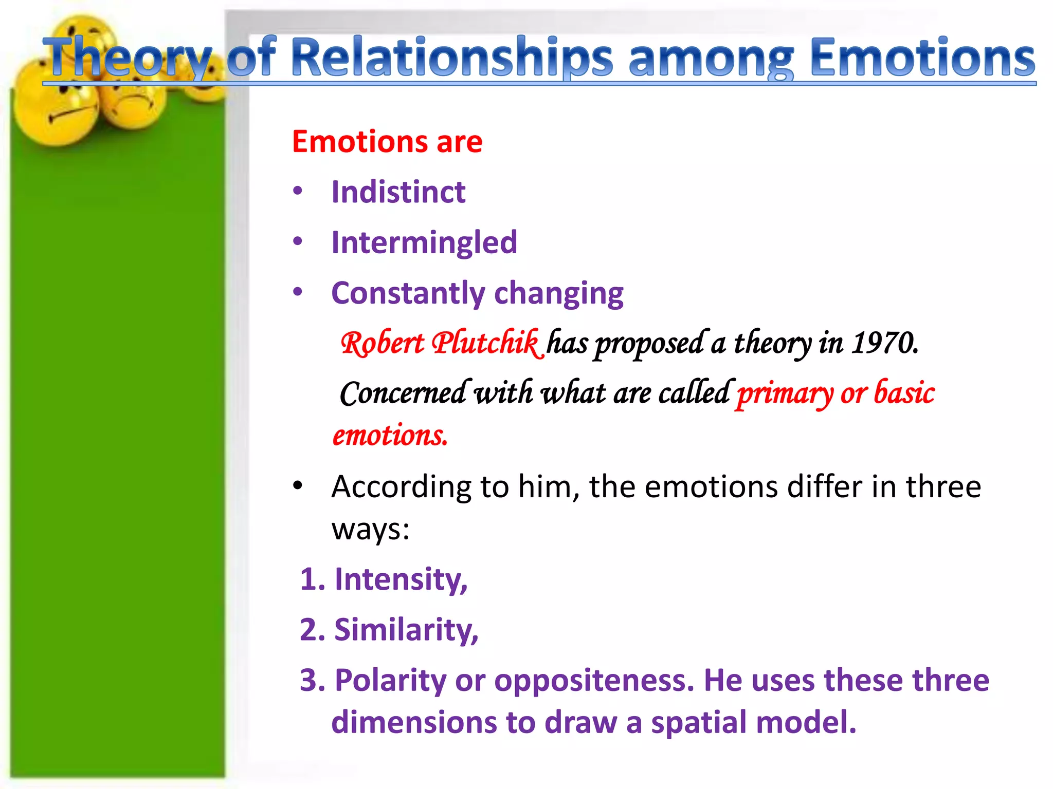 Theories of emotion | PPTX