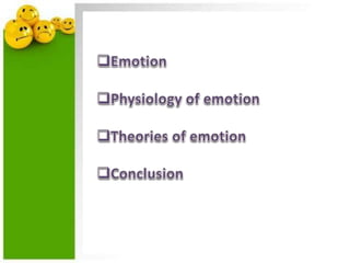 Theories of emotion | PPTX