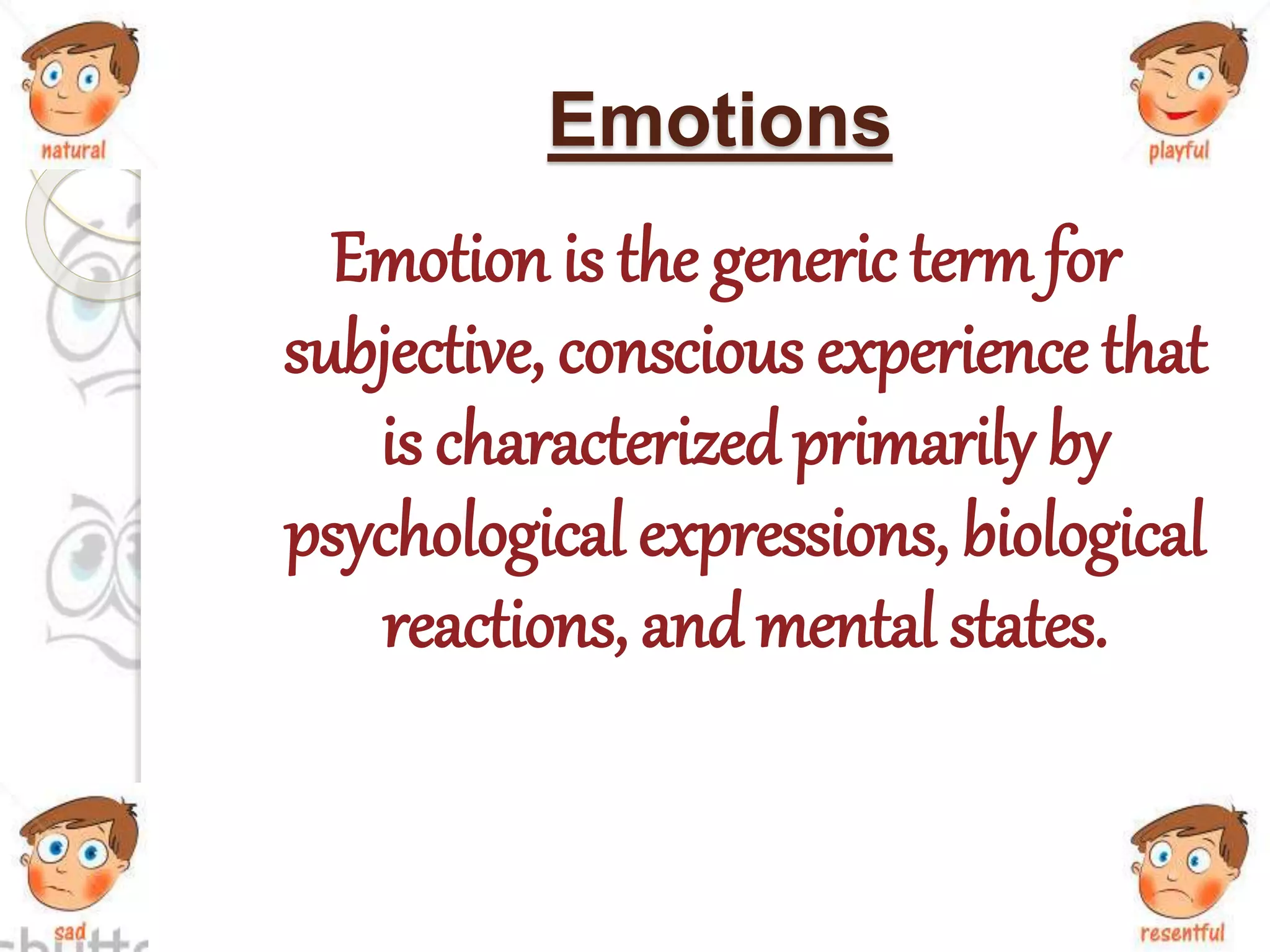 Emotion Psychology | PPTX