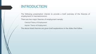 Theories of Employment | PPTX