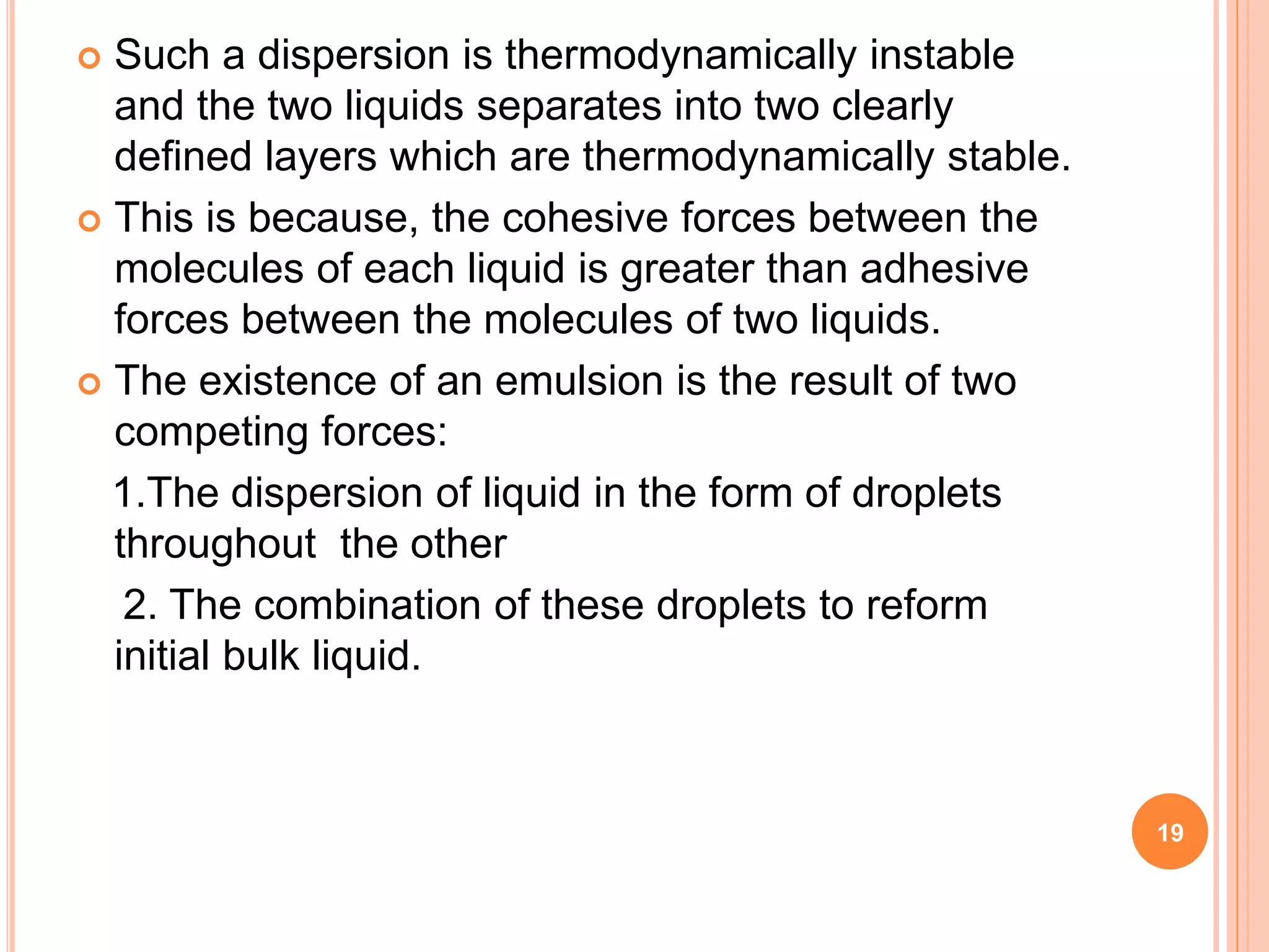 Theories of dispersion | PPTX