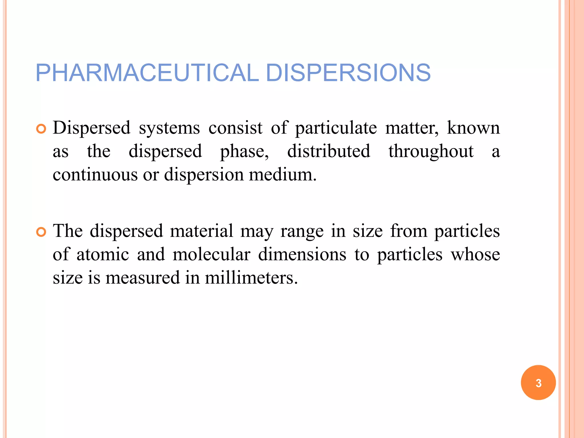 Theories of dispersion | PPTX