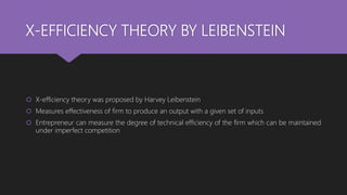 Theories of entrepreneurship | PPTX
