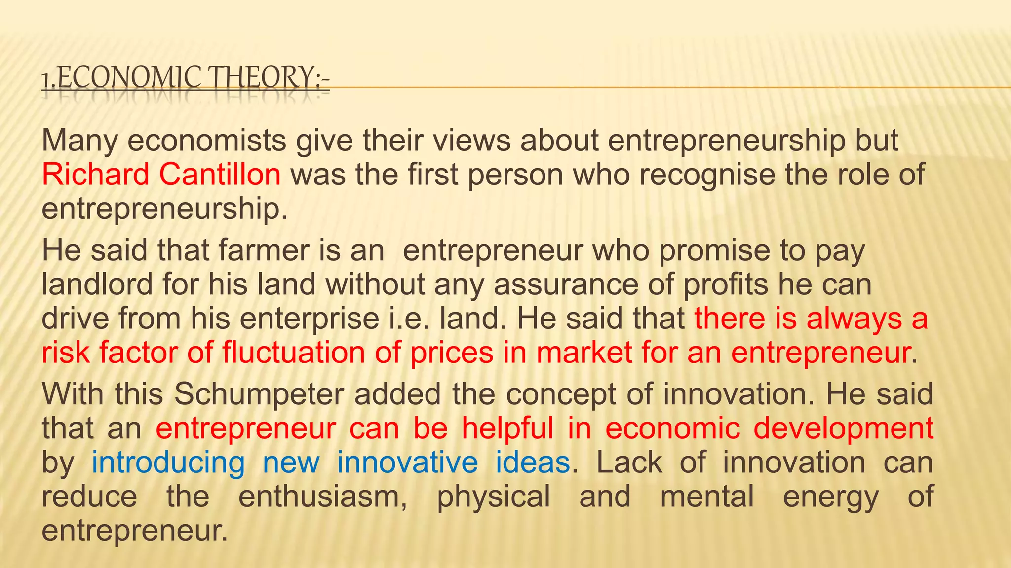 Theories of entrepreneurship_shriram.dawkhar | PPTX
