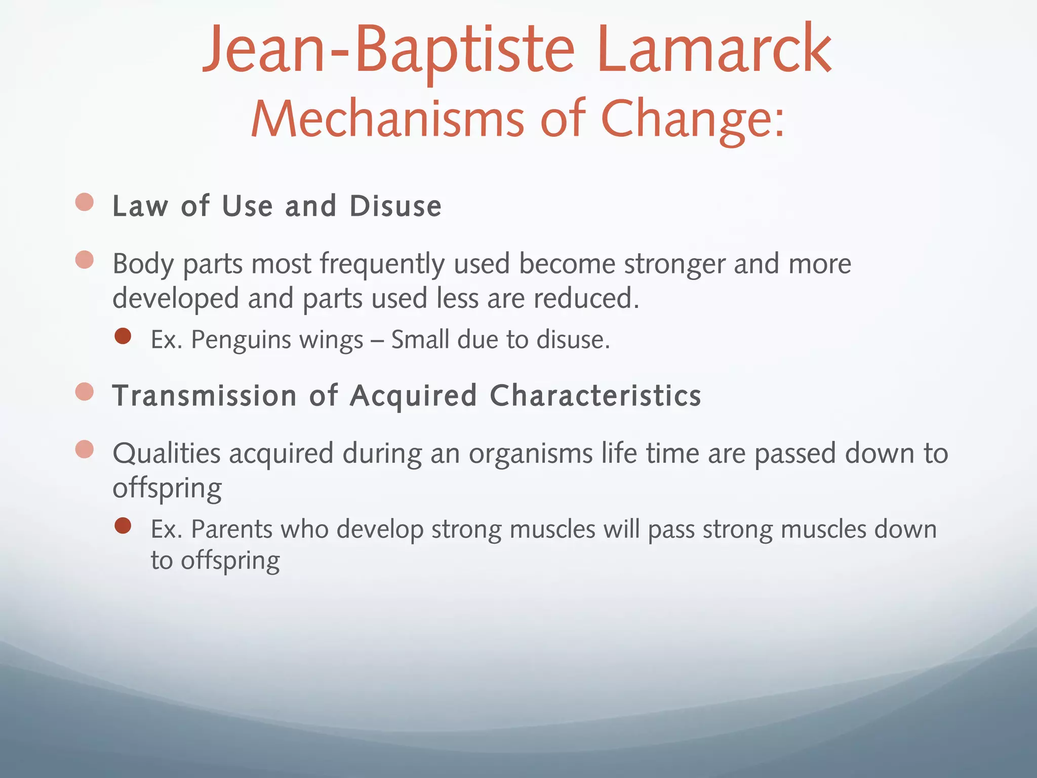 Theories of evolution | PPT