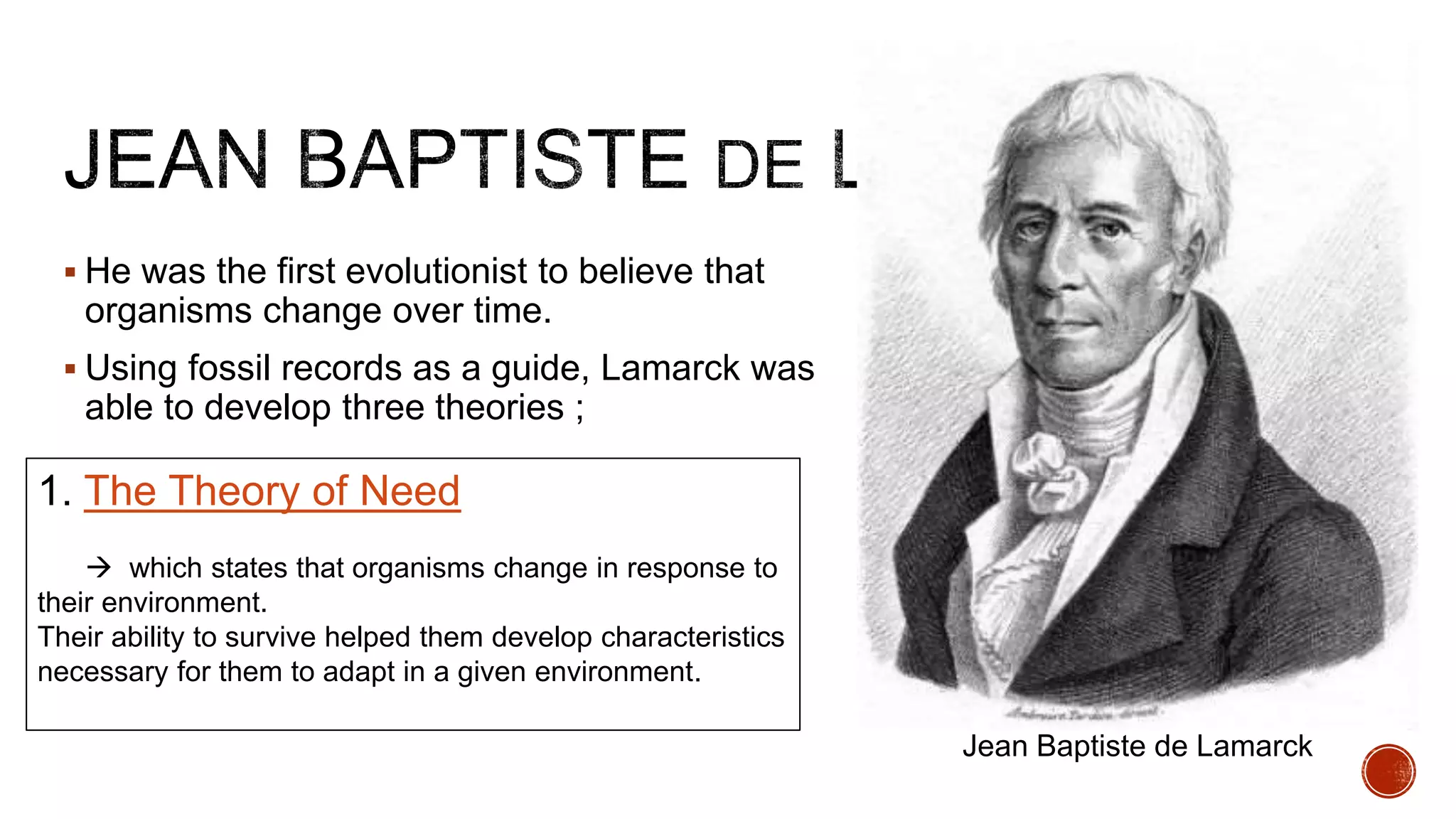 Theories of evolution | PPTX