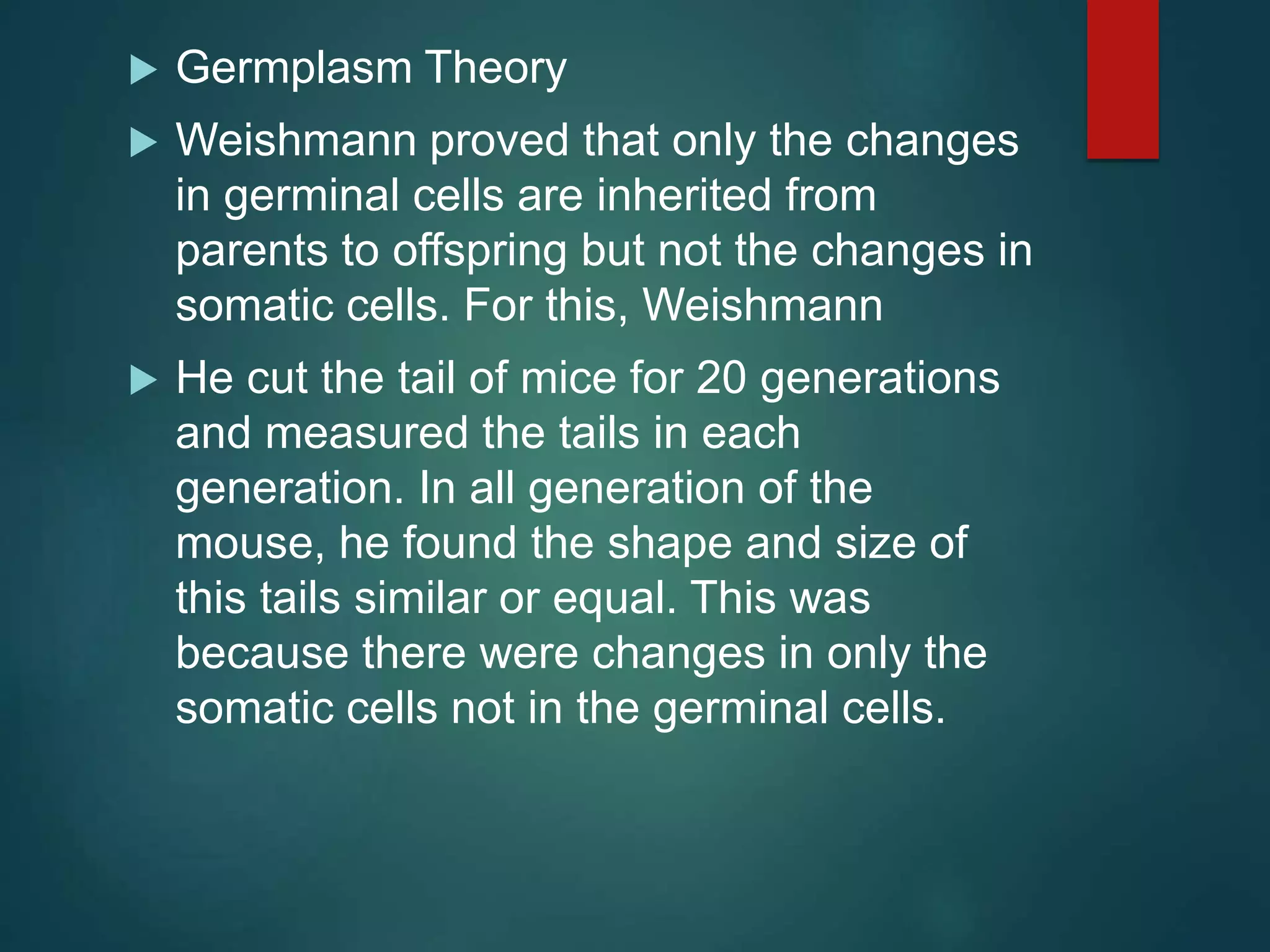 Theories of evolution | PPTX