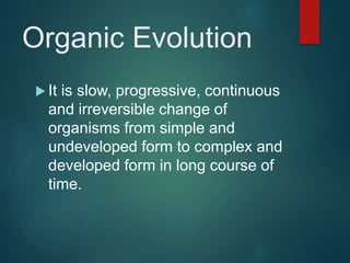 Theories of evolution | PPTX