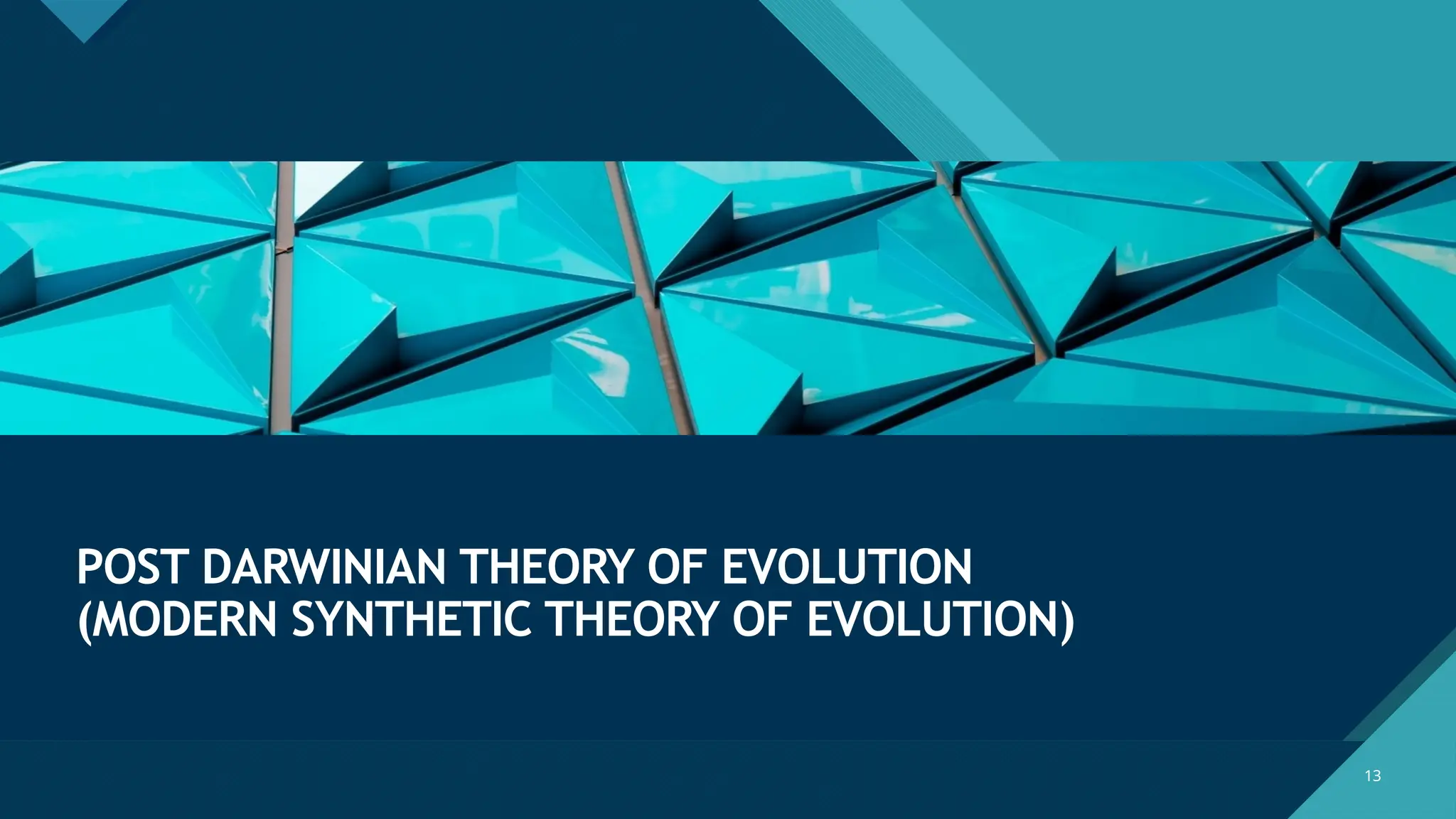 Darwinian, Pre Darwinian and Post Darwinian Theories of evolution | PPTX