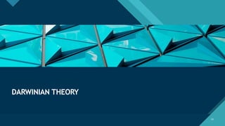 Darwinian, Pre Darwinian and Post Darwinian Theories of evolution | PPTX