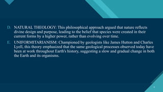 Darwinian, Pre Darwinian and Post Darwinian Theories of evolution | PPTX