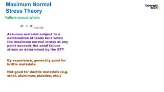 Theories of Failure.pdf,Theories of Failures | PPT