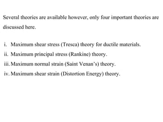 Theories of failure_scet | PPT