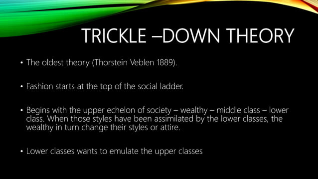 Theories of fashion | PPTX | Fashion Trends | Style & Fashion