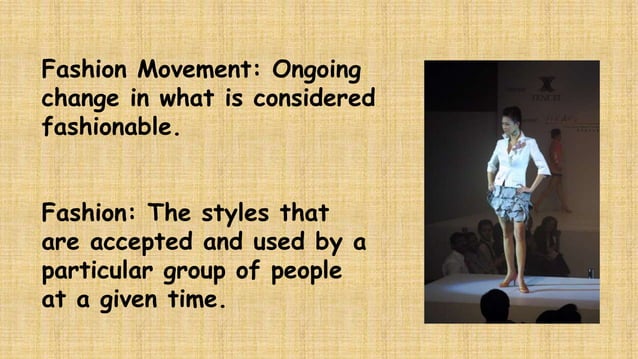 Theories of fashion movement | PPTX | Fashion Trends | Style & Fashion