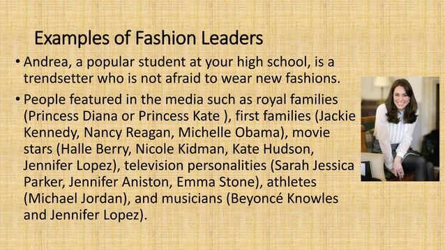 Theories of fashion movement | PPTX | Fashion Trends | Style & Fashion