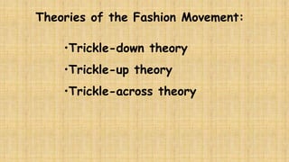 Theories of fashion movement | PPTX