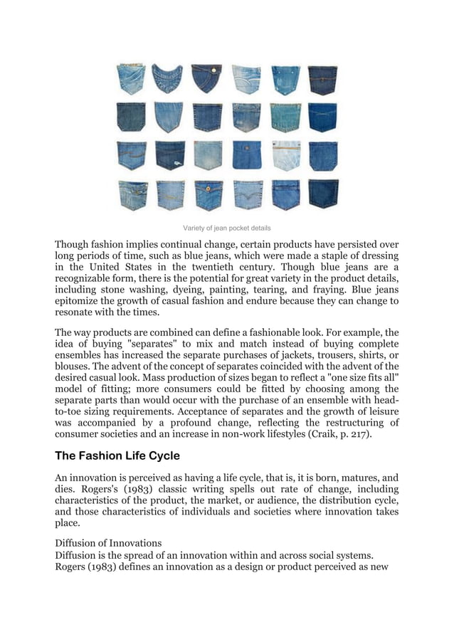 Theories of fashion notes | PDF