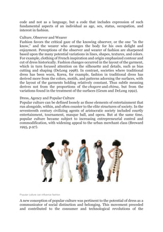 Theories of fashion notes | PDF