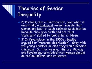 Theories of gender_inequalities | PPT