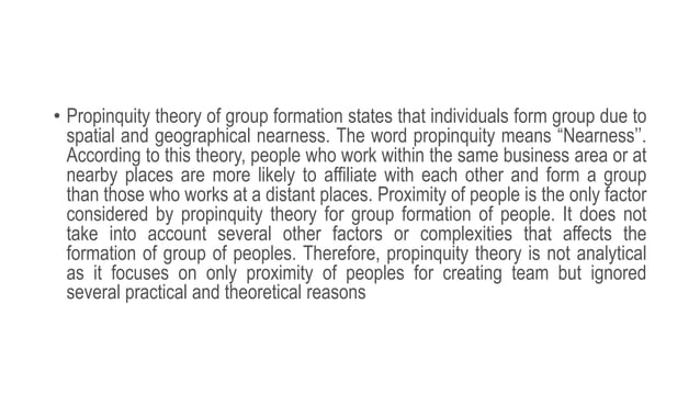 Theories of Group Formation lec 3.pptx | Family and Relationships