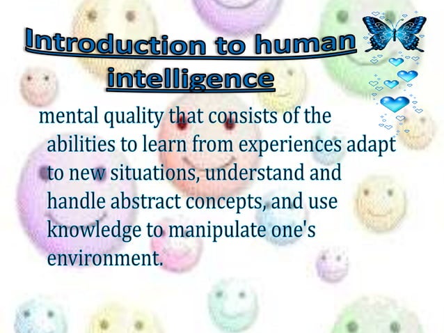 Theories of human intelligence | PPTX