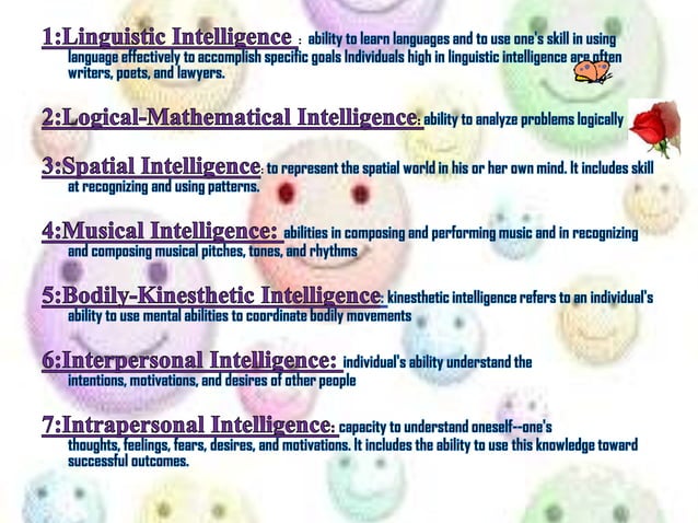 Theories of human intelligence | PPTX