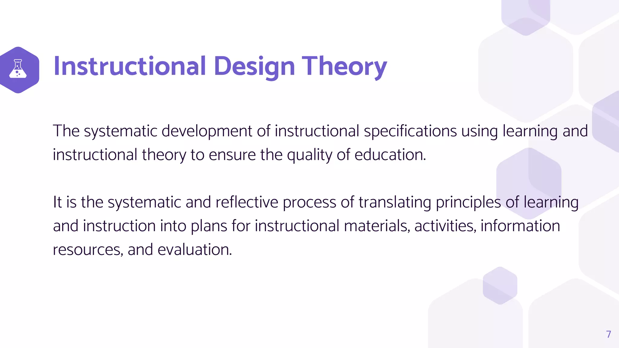 Theories of instructional materials | PPTX