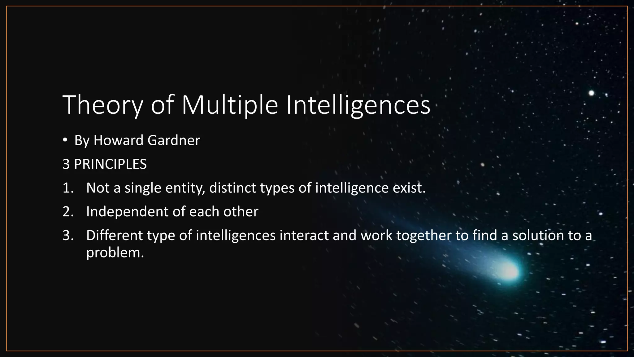 Theories of intelligence | PPTX