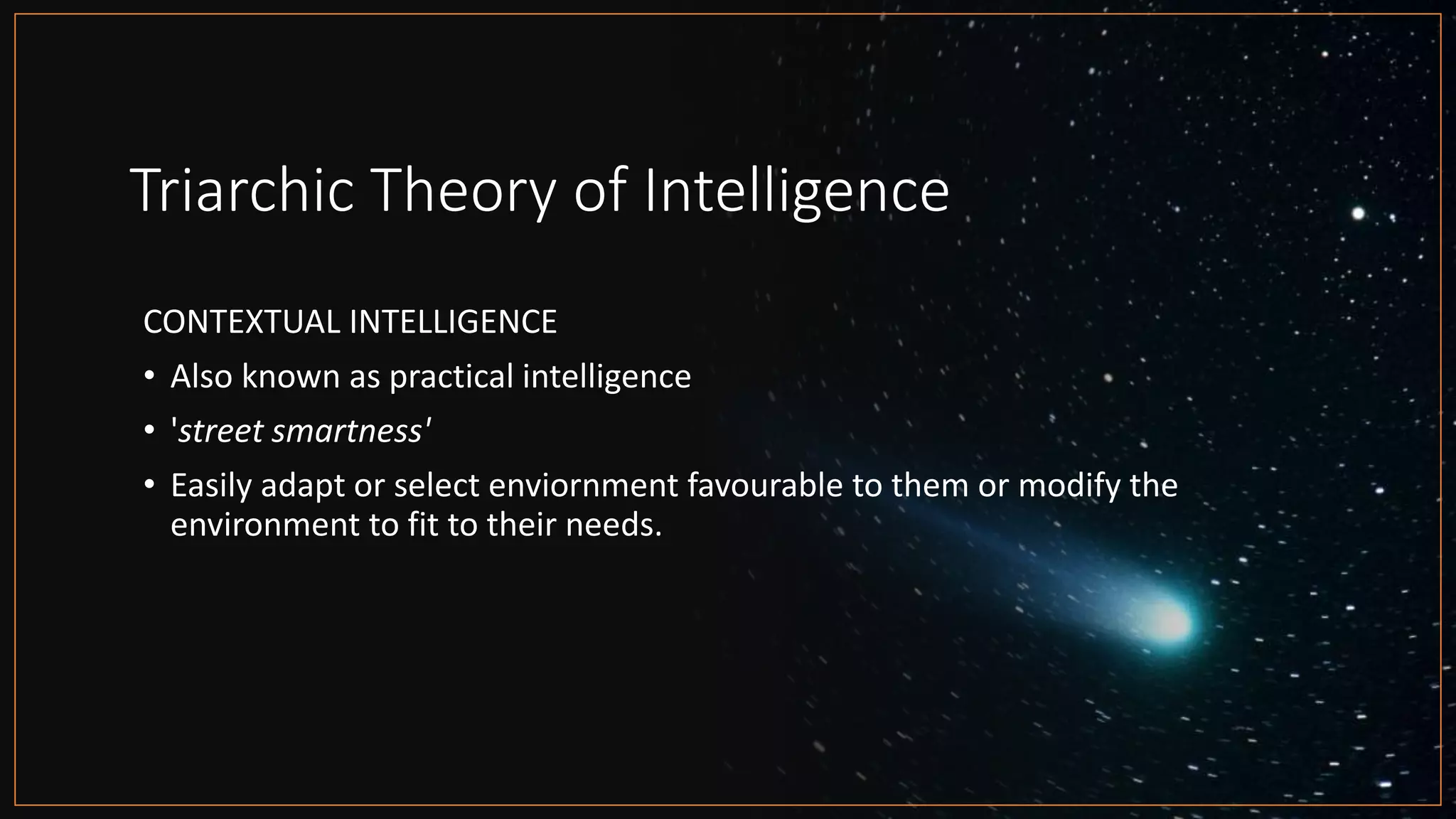 Theories of intelligence | PPTX