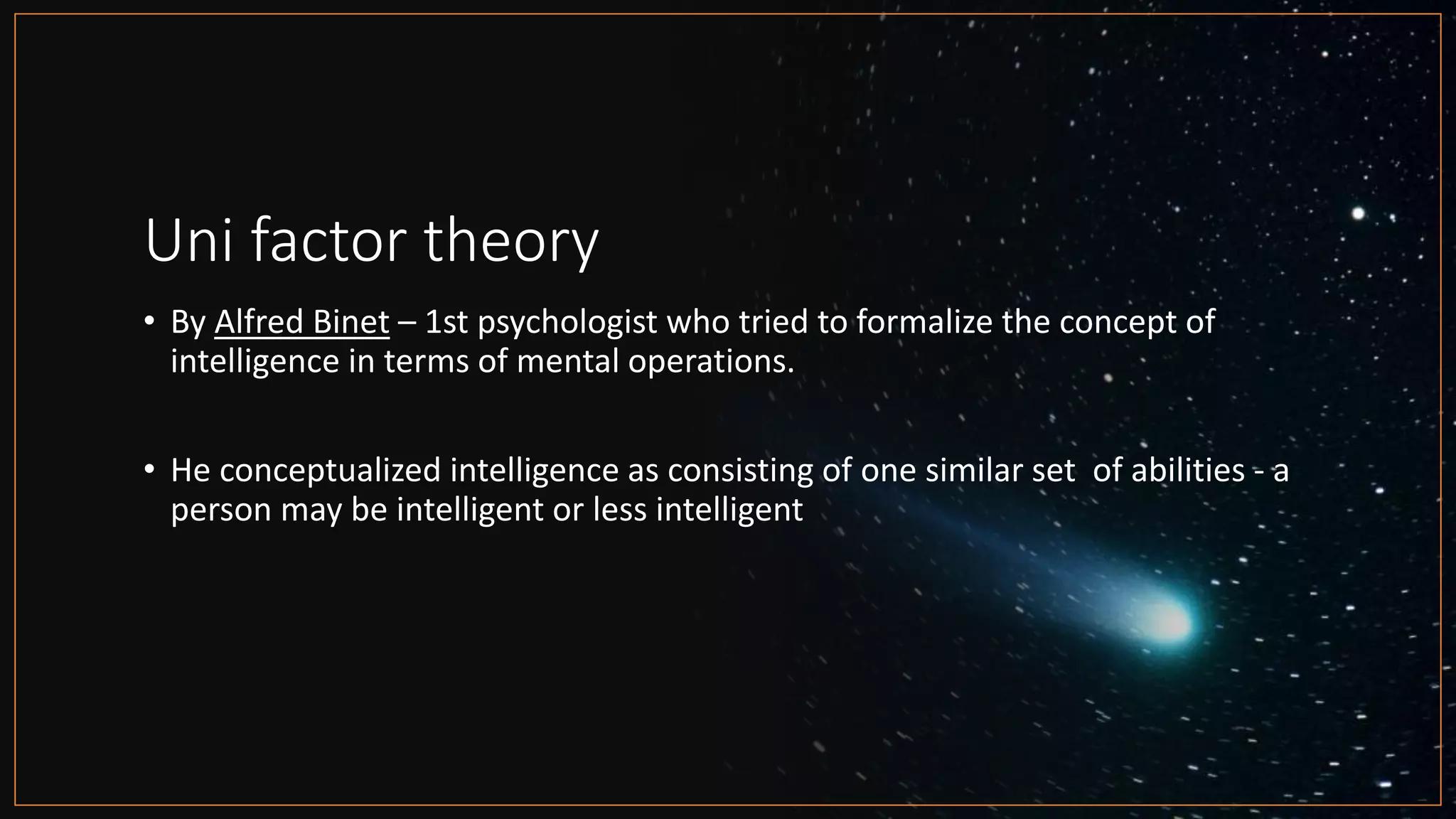 Theories of intelligence | PPTX