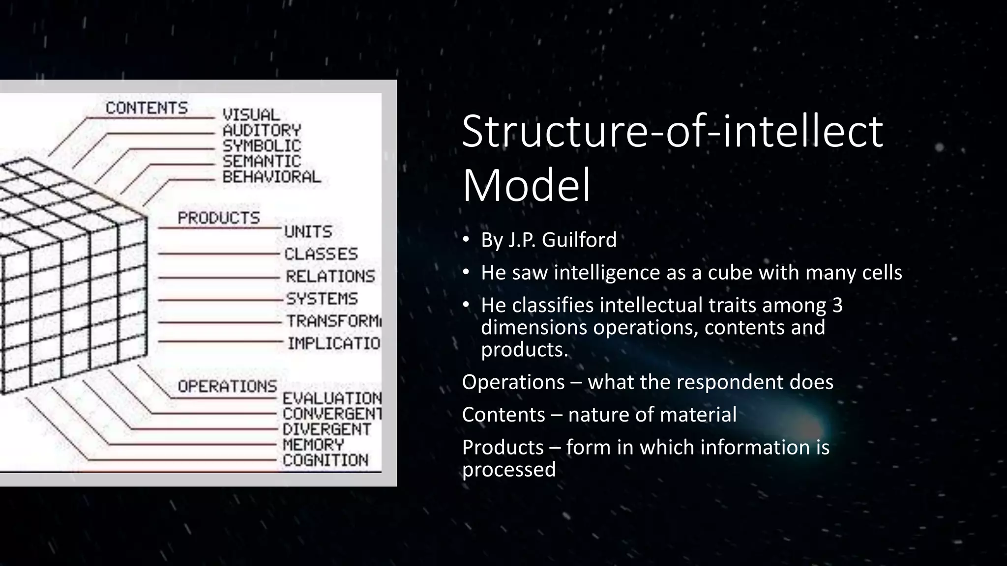 Theories of intelligence | PPTX