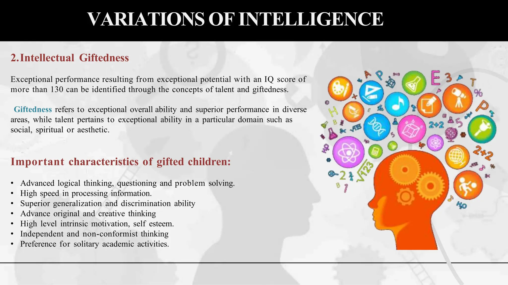 THEORIES AND TYPES OF INTELLIGENCE IN PSYCHOLOGY | PPTX
