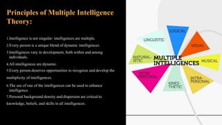 THEORIES AND TYPES OF INTELLIGENCE IN PSYCHOLOGY | PPTX